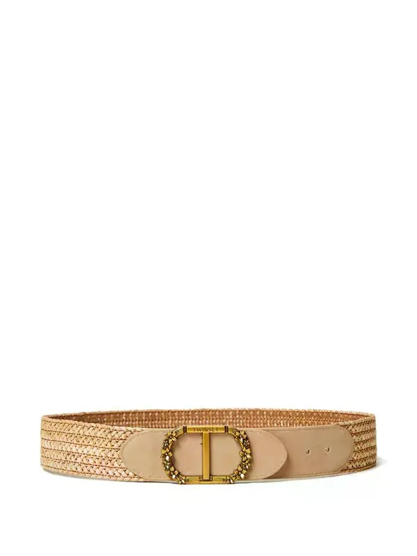 TWINSET Panelled Embellished Belt - Neutrals