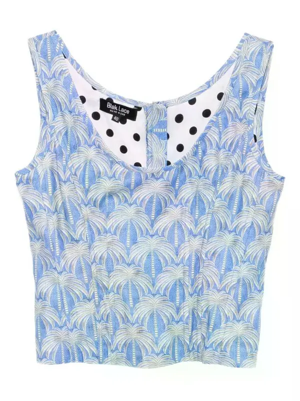 BLAKLACE Sleeveless Graphic Print Tank Top