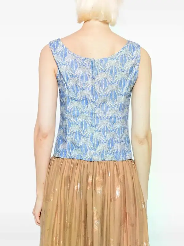 BLAKLACE Sleeveless Graphic Print Tank Top