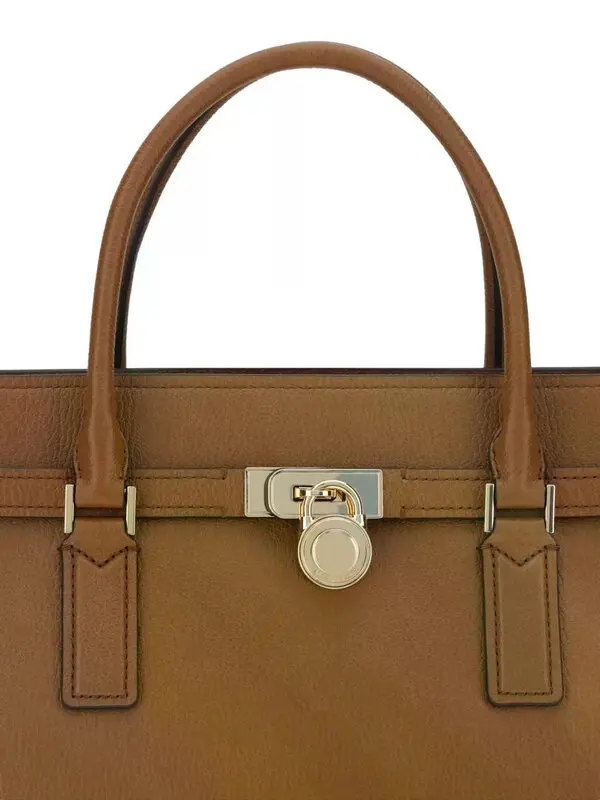 Michael Kors Tote Bag With Lock Accent