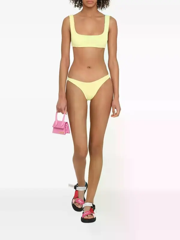 REINA OLGA Ginny Crinkled Bikini Top