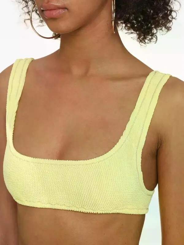 REINA OLGA Ginny Crinkled Bikini Top