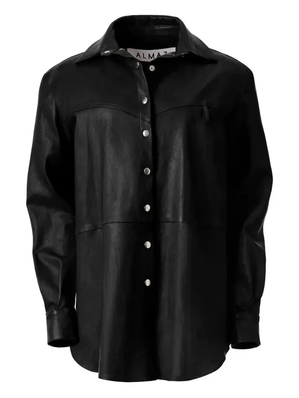 ALMAZ Button-fastening Panelled Shirt