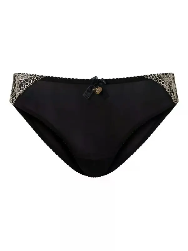 TWINSET Tulle-panelled Briefs - Black