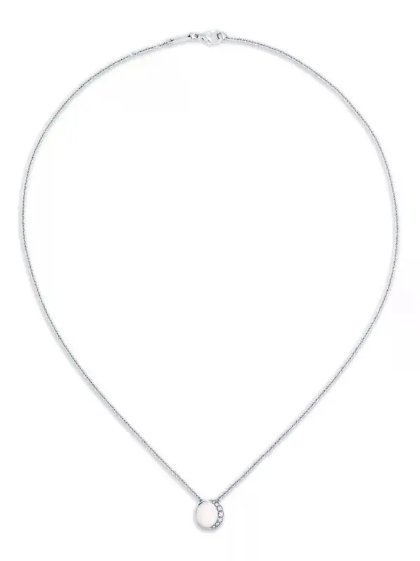 DAVID MORRIS Fortuna Mother-of-pearl Necklace - White
