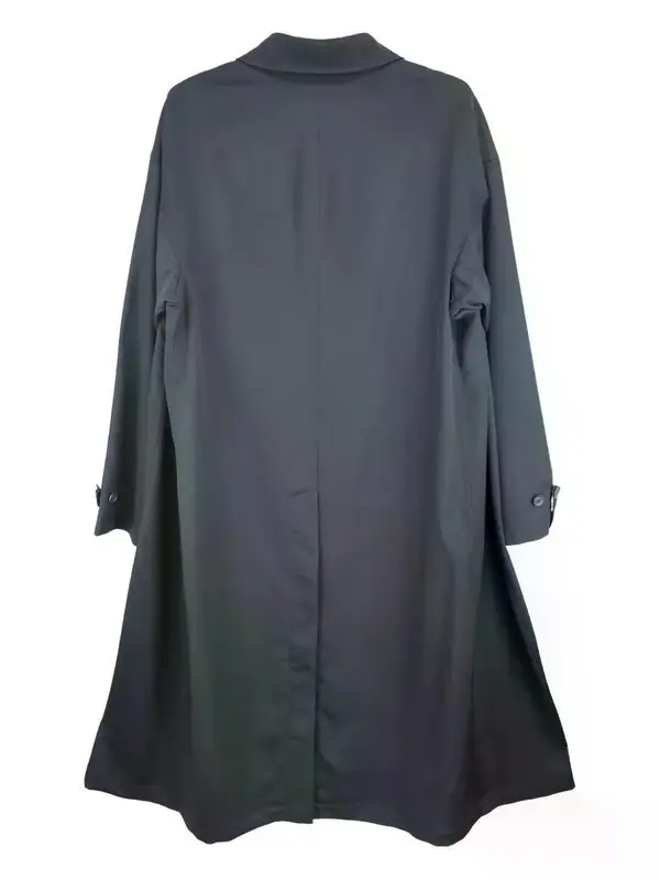 Yohji Yamamoto Button-fastening Point-collar Coat - Grey