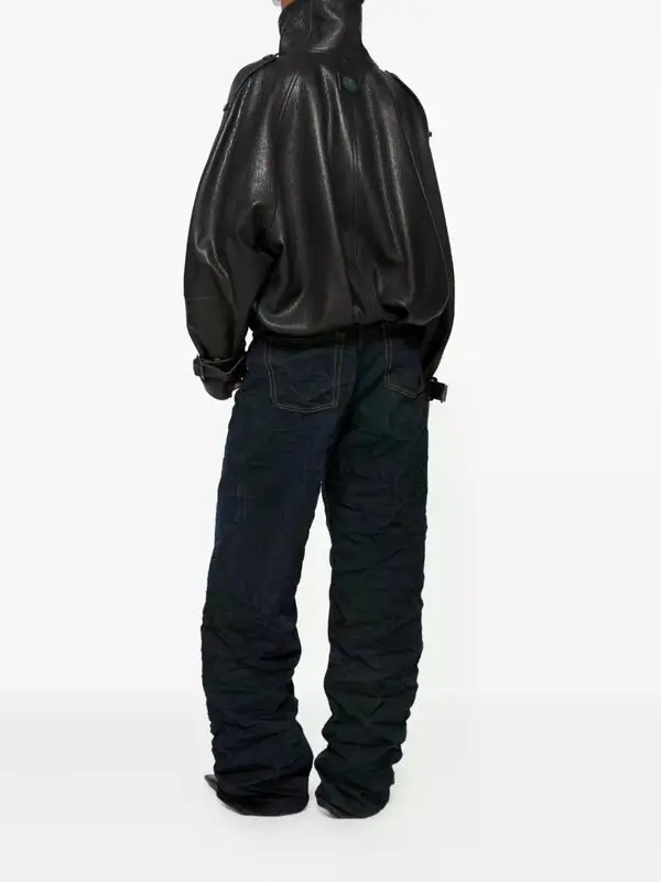 Acne Studios Leather Double-breasted Jacket