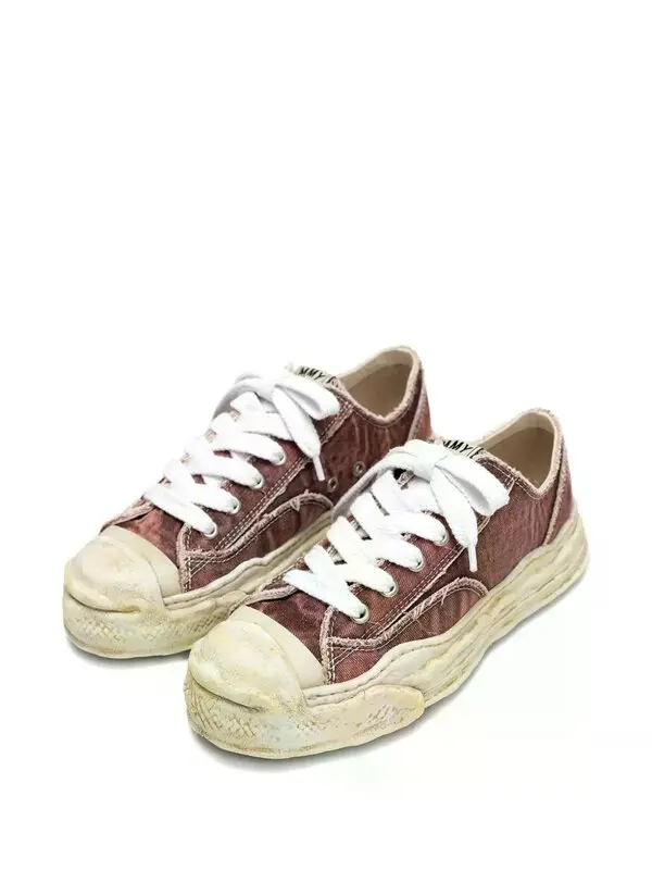 Mihara Yasuhiro Hank Blached Washed Low-top Sneakers