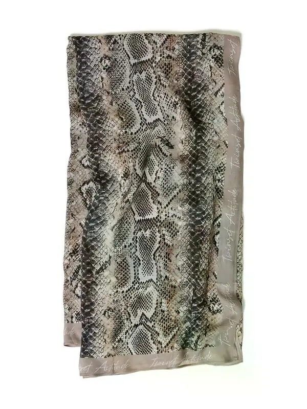 TWINSET Snakeskin-print Scarf