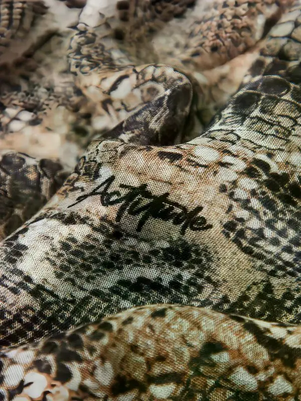 TWINSET Snakeskin-print Scarf