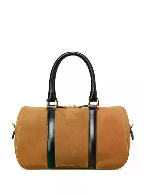 AMI Paris Boston Suede Tote Bag