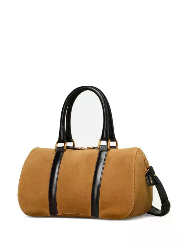 AMI Paris Boston Suede Tote Bag
