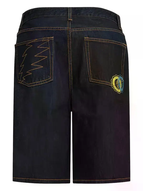 THISISNEVERTHAT Embroidered Denim Shorts