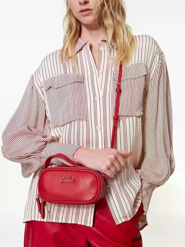 TWINSET Oval Double-zip Mini Bag