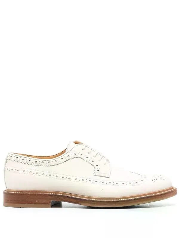 Brunello Cucinelli Perforated Leather Derby Shoes