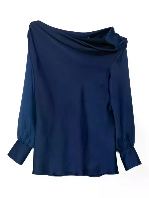 BLAKLACE Asymmetric-neck Top