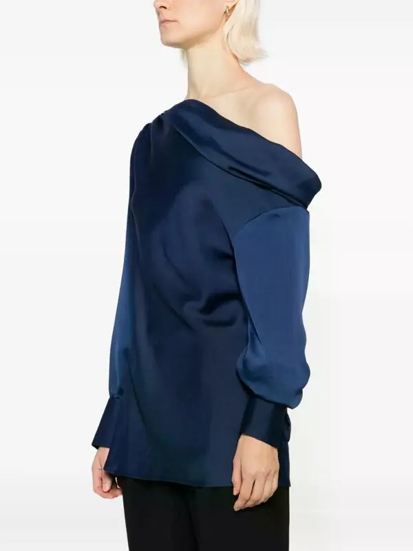BLAKLACE Asymmetric-neck Top