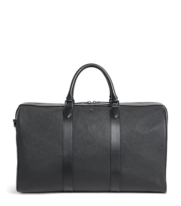 Harrods Leather Holdall - Black