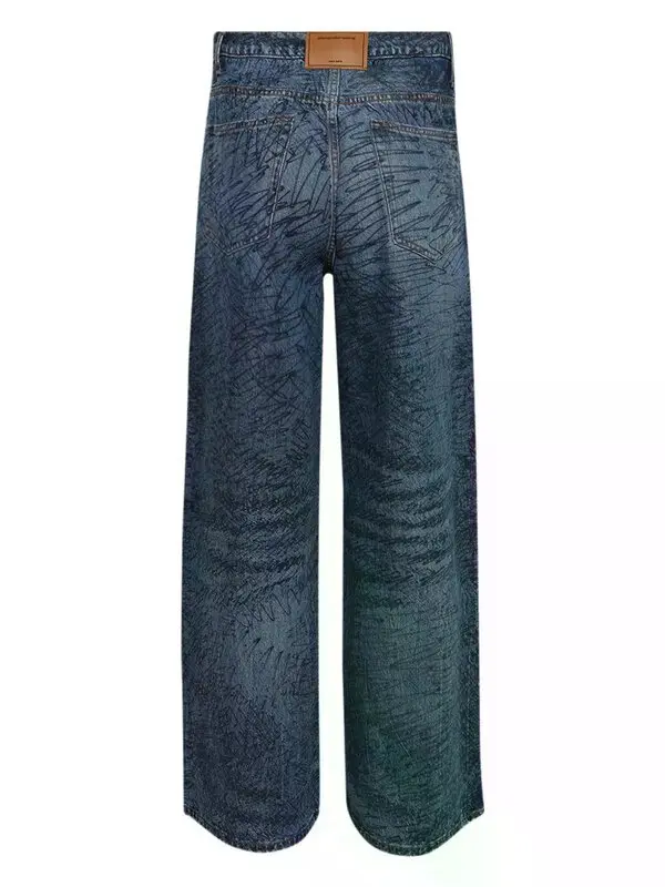 Alexander Wang Logo-patch Jeans
