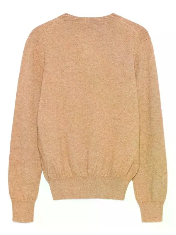 MARANT ETOILE Embroidered-logo Cardigan - Neutrals