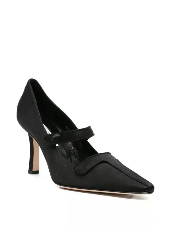 Manolo Blahnik 90mm Ganeus Pointed-toe Pumps