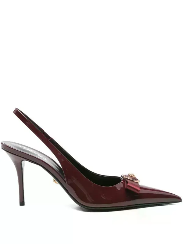 Versace 85mm Ribbon Slingback Pumps