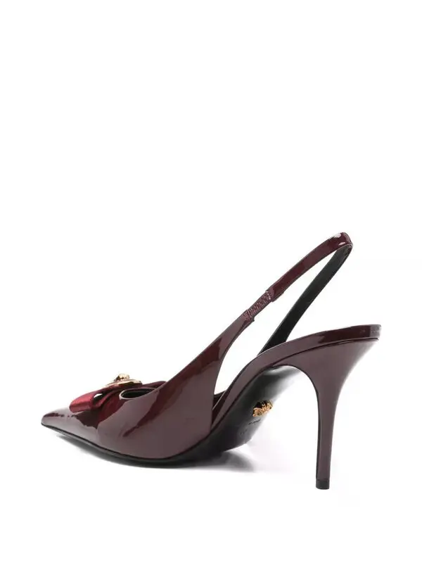 Versace 85mm Ribbon Slingback Pumps
