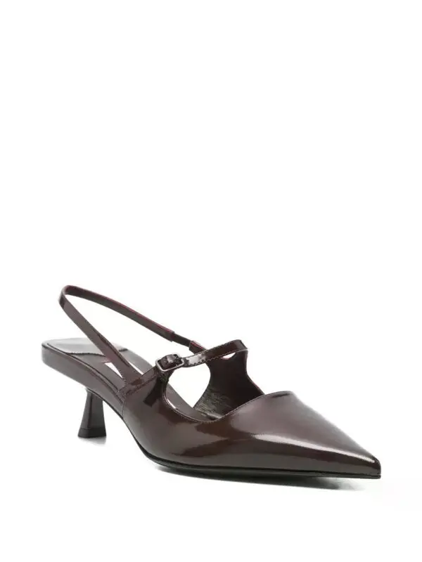 JIMMY CHOO 45mm Pointed-toe Slingback Pumps