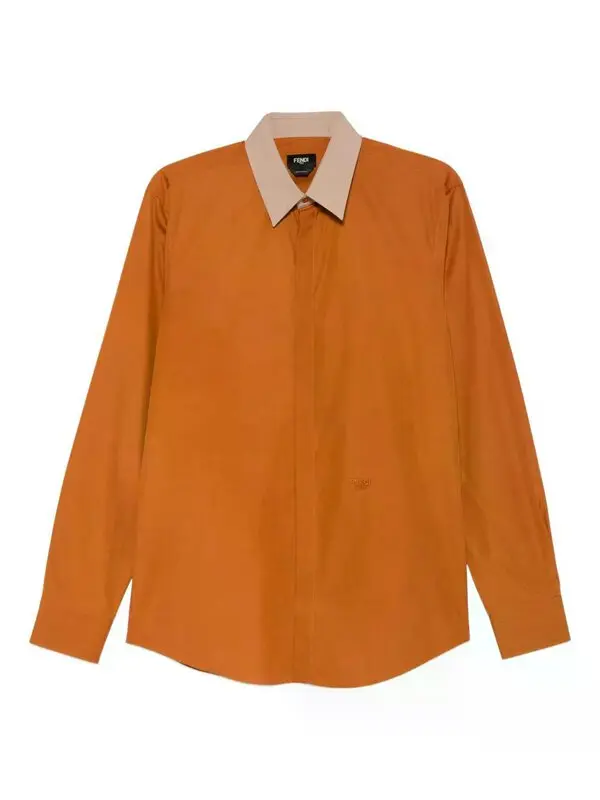 Fendi Contrasting-collar Shirt