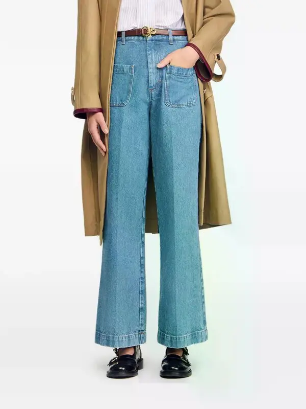 Sandro Wide-leg Jeans