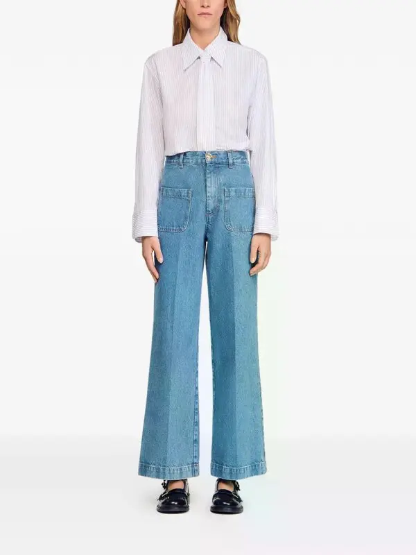 Sandro Wide-leg Jeans