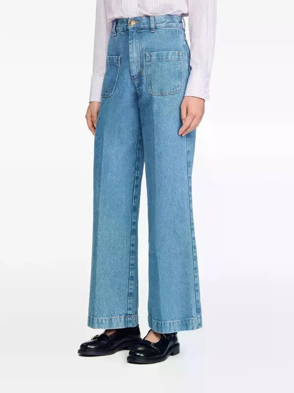 Sandro Wide-leg Jeans