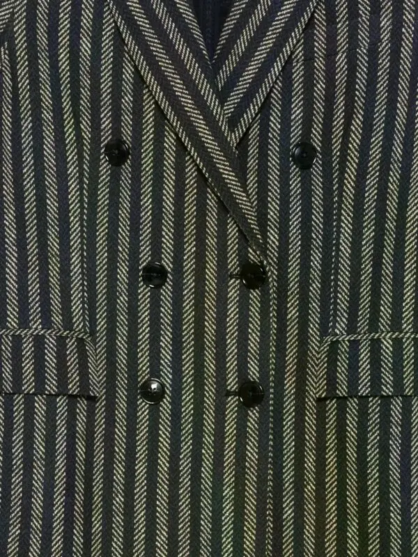 CIRCOLO 1901 Striped Double-breasted Blazer