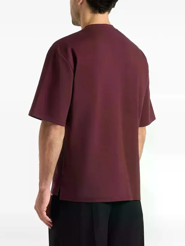 Manière De Voir Ts007 Relaxed Fit Cotton T-shirt - Red