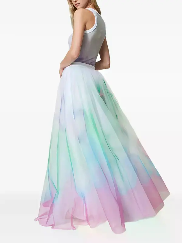 TWINSET Sprayed-effect Tulle Full Skirt