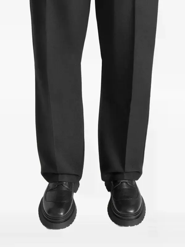 Manière De Voir Rennes Pebbled-leather Derby Shoes
