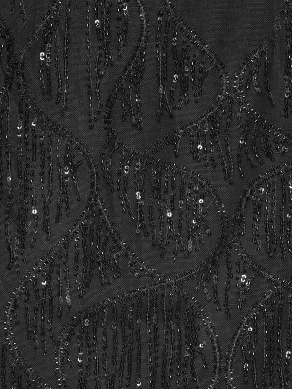 ROTATE BY BIRGER CHRISTENSEN Sequin-embellished Fringe Skirt