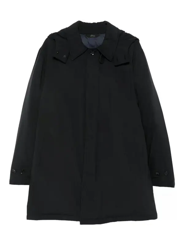 Brioni Hooded Cotton Coat
