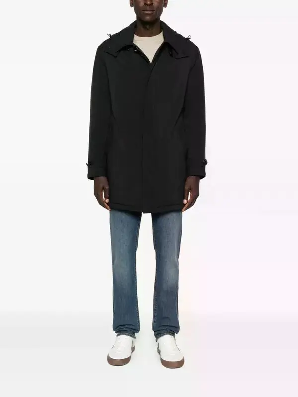 Brioni Hooded Cotton Coat