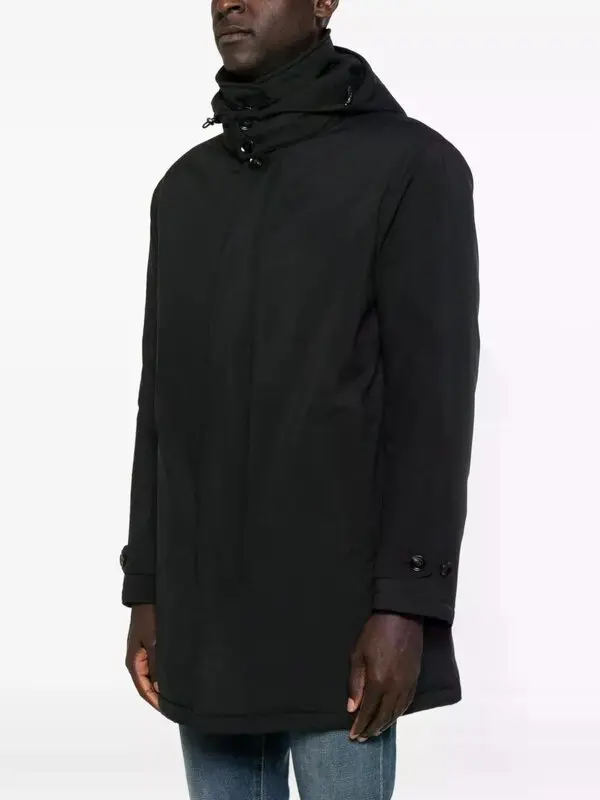 Brioni Hooded Cotton Coat