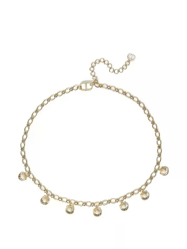 TWINSET Shell-charm Chain Belt - Gold