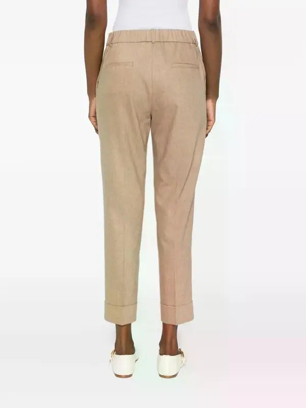 Peserico Cuffed Cropped Trousers