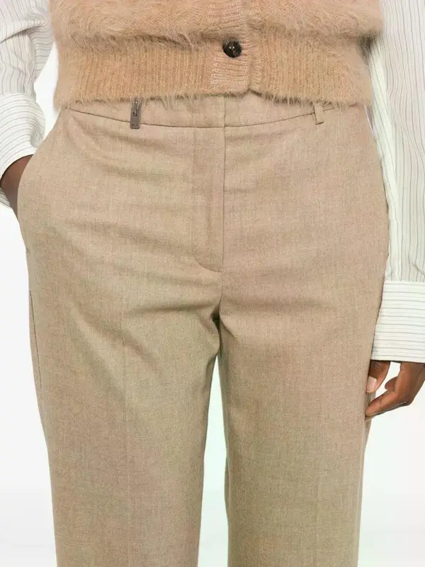 Peserico Cuffed Cropped Trousers