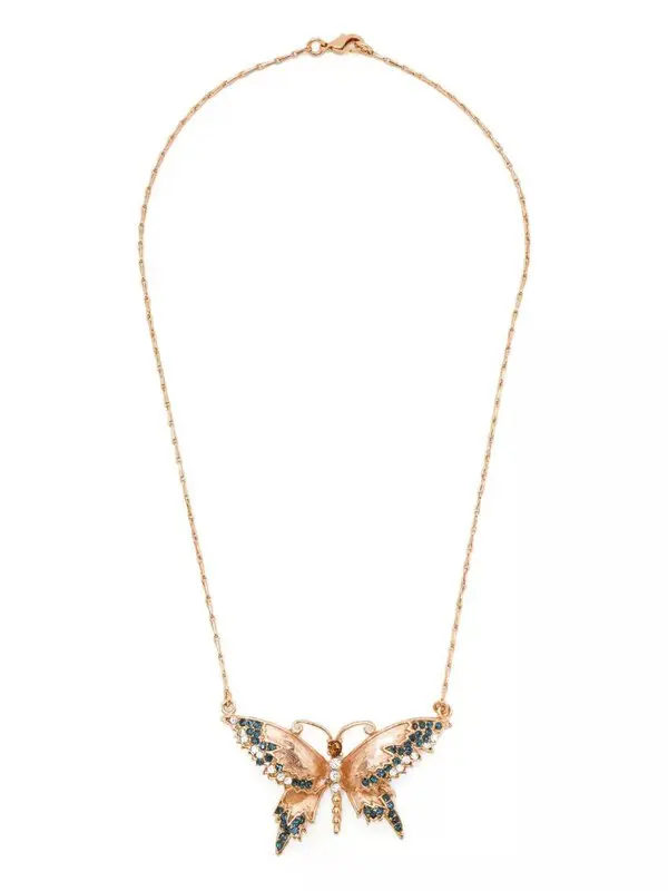 BLAKLACE Butterfly Pendant Necklace - Gold