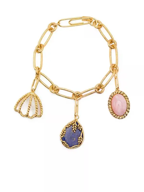 AURÉLIE BIDERMANN Charm-link Bracelet - Gold
