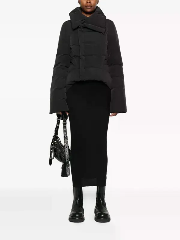 Rick Owens Asymmetrical Quilted Jacket
