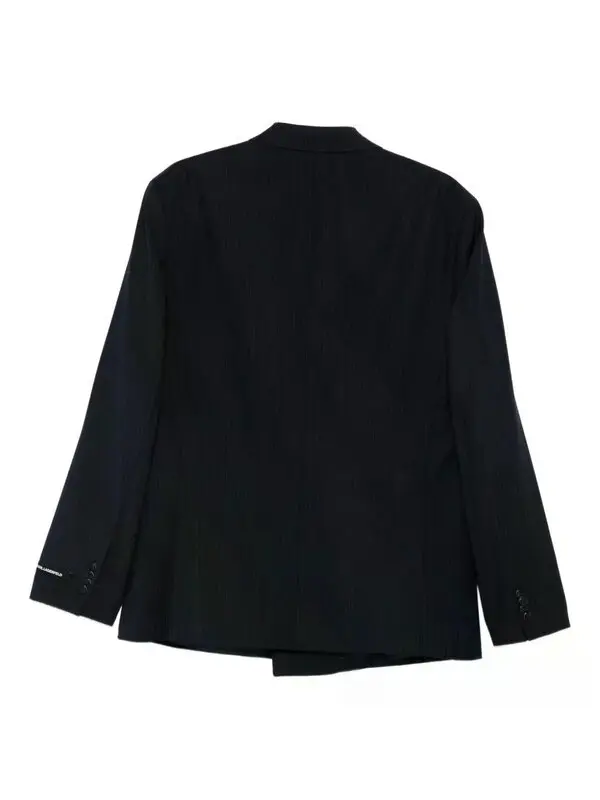 Karl Lagerfeld Classic Pinstripe Double-breasted Blazer