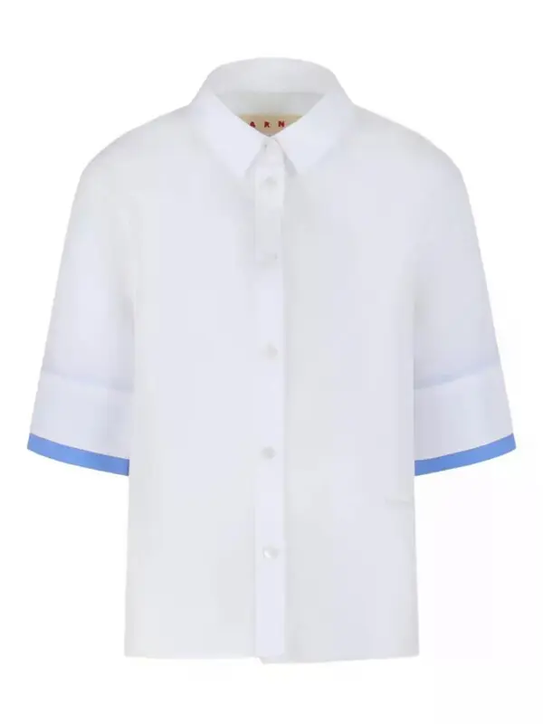 Marni Contrasting-cuffs Shirt