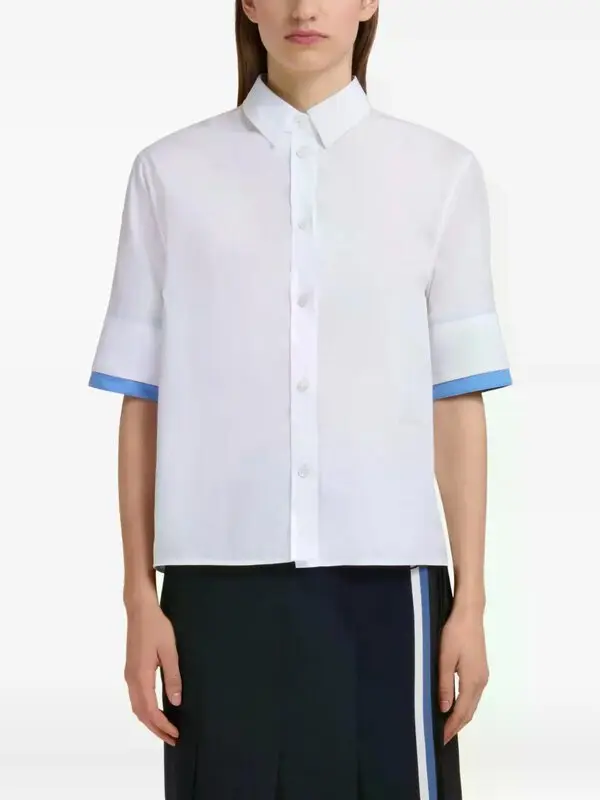 Marni Contrasting-cuffs Shirt