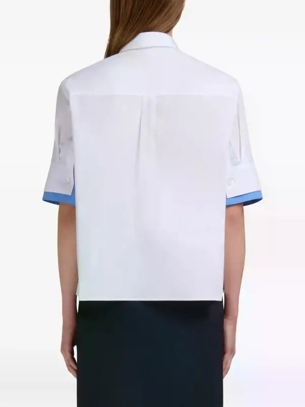 Marni Contrasting-cuffs Shirt